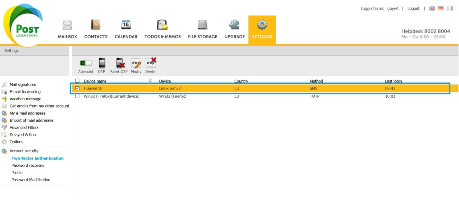 2fa – two-factor authentication | POST Technologies Documentation