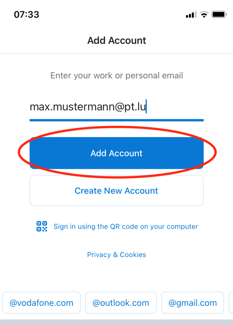 Apple – iPhone – Outlook – email configuration | POST Technologies ...