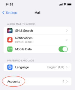 Apple – iPhone – Mail – email configuration | POST Technologies ...