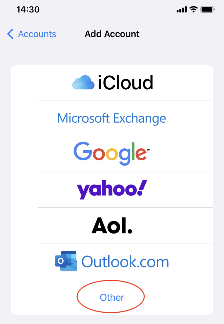 Apple – iPhone – Mail – email configuration | POST Technologies ...