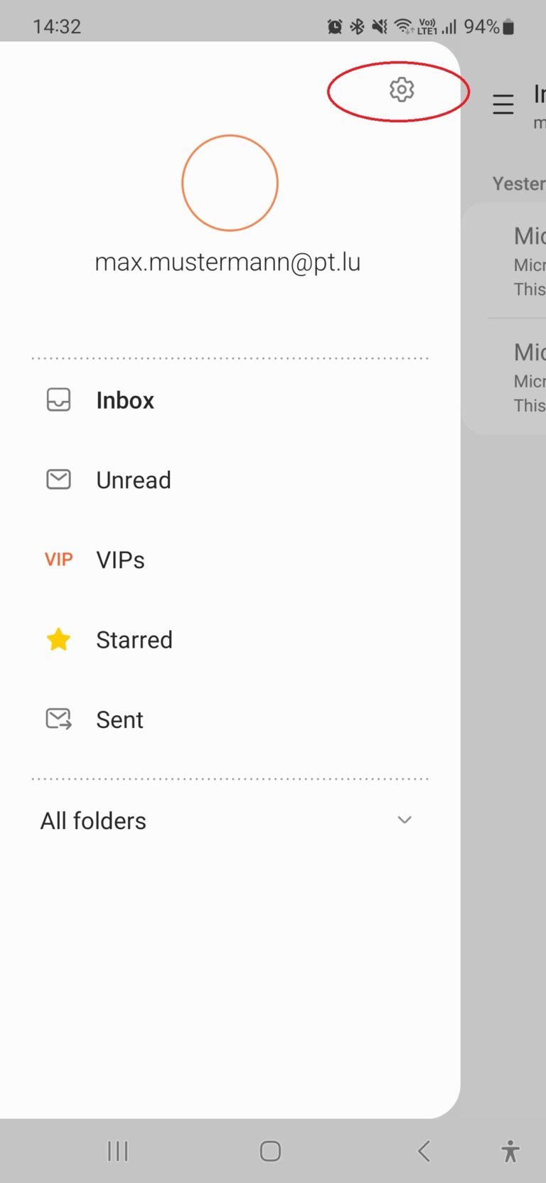 Android – Samsung Email – Email Client Configuration (@pt.lu) | POST ...