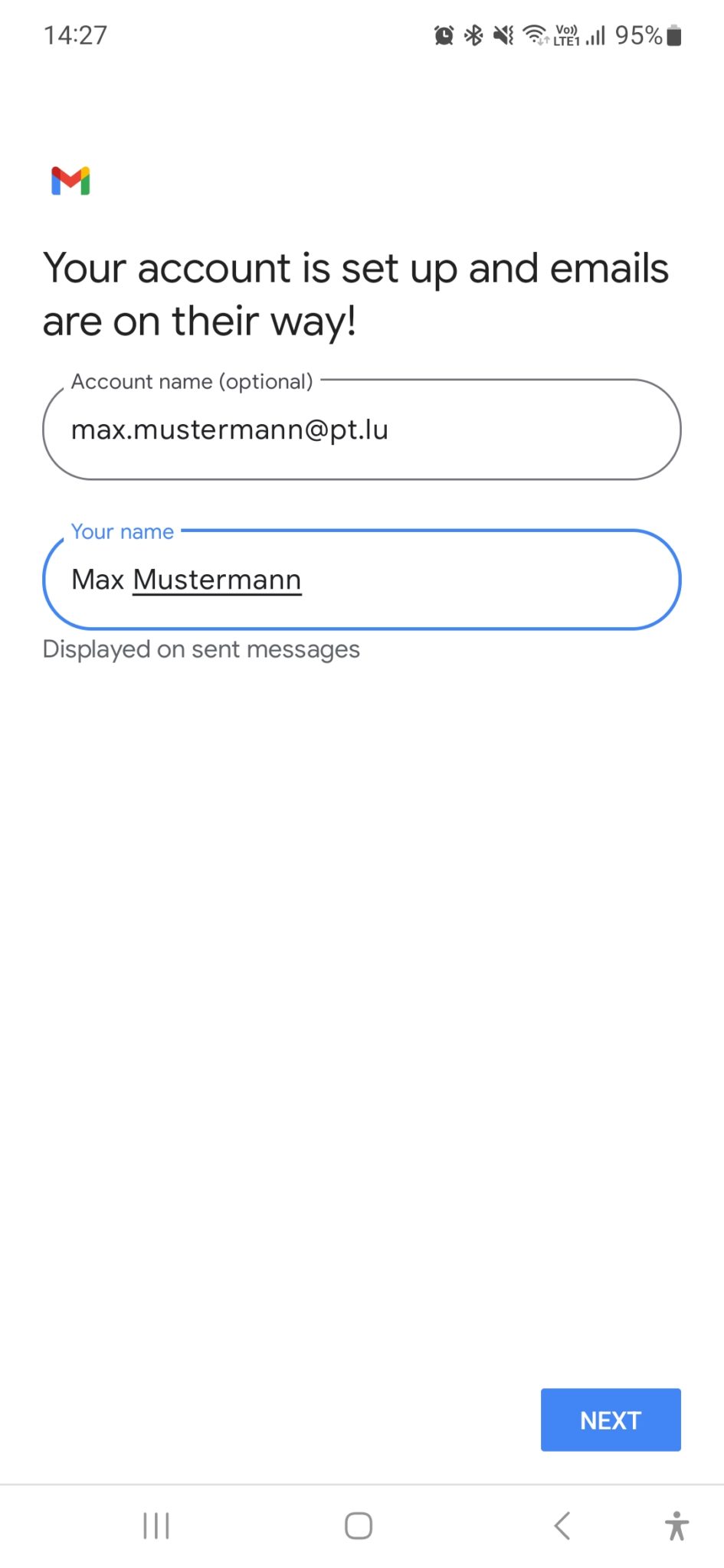 Android – Gmail – Email Client Configuration (@pt.lu) | POST ...