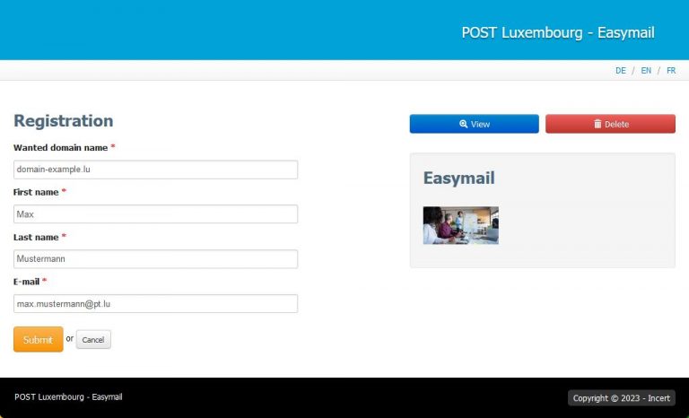 EasyMail – Order process | POST Technologies Documentation